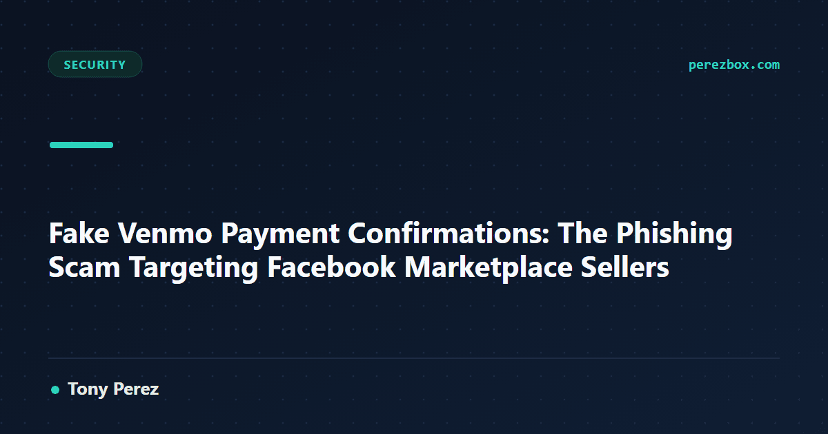 Facebook Marketplace Scams Venmo
