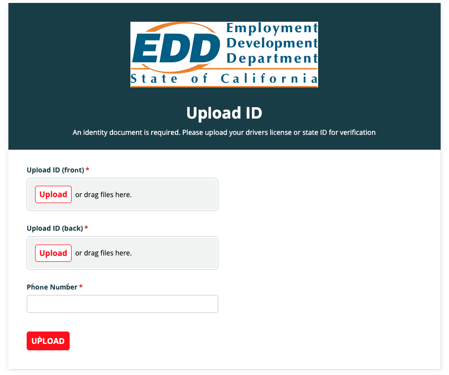 California EDD Prepaid Debit Card SMISHING Scam - PerezBox